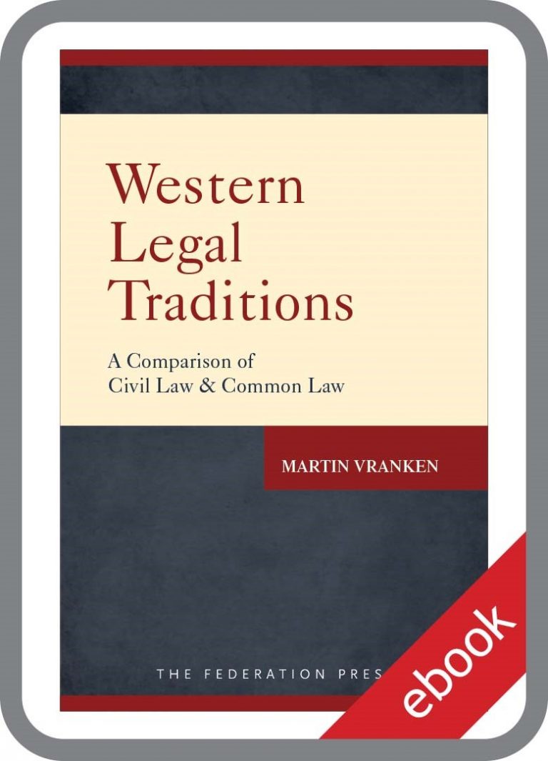 Western Legal Traditions eBook - The Federation Press
