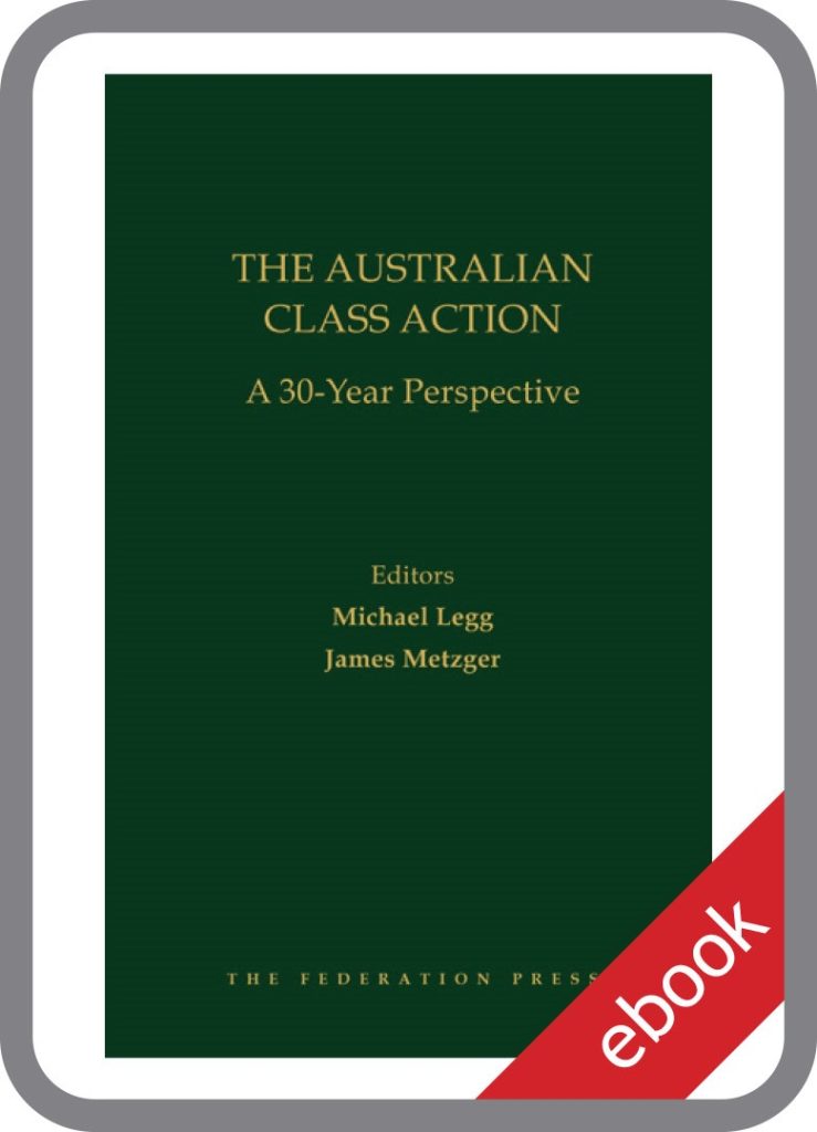 The Australian Class Action - The Federation Press