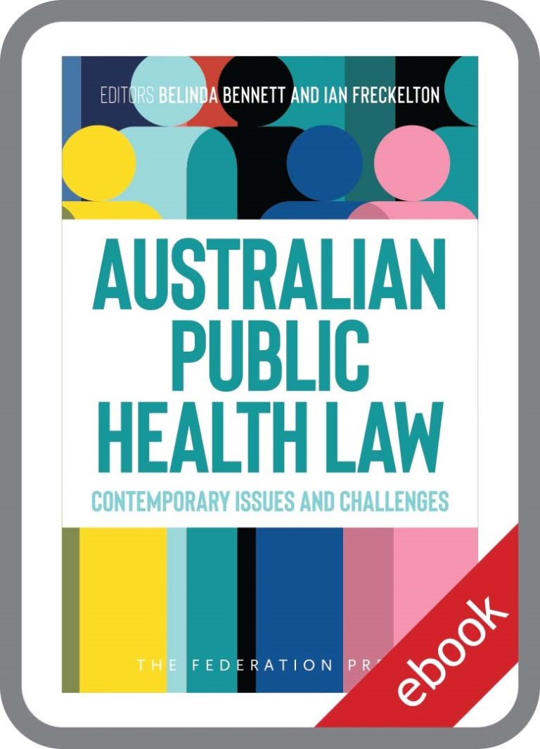 Australian Public Health Law - The Federation Press