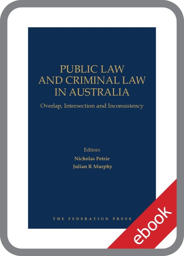 Public Law and Criminal Law in Australia eBook - The Federation Press