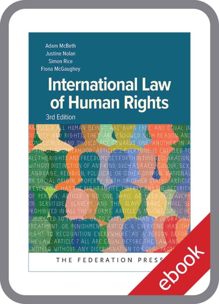 International Law of Human Rights eBook - The Federation Press
